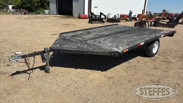 Steffes Group | Single axle utility trailer