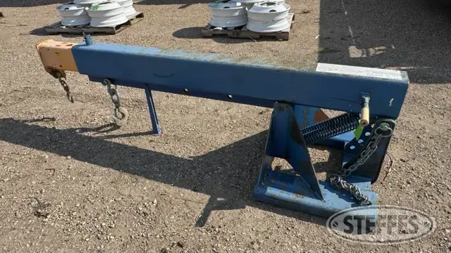 Steffes Group | Vestil telescoping forklift jib boom