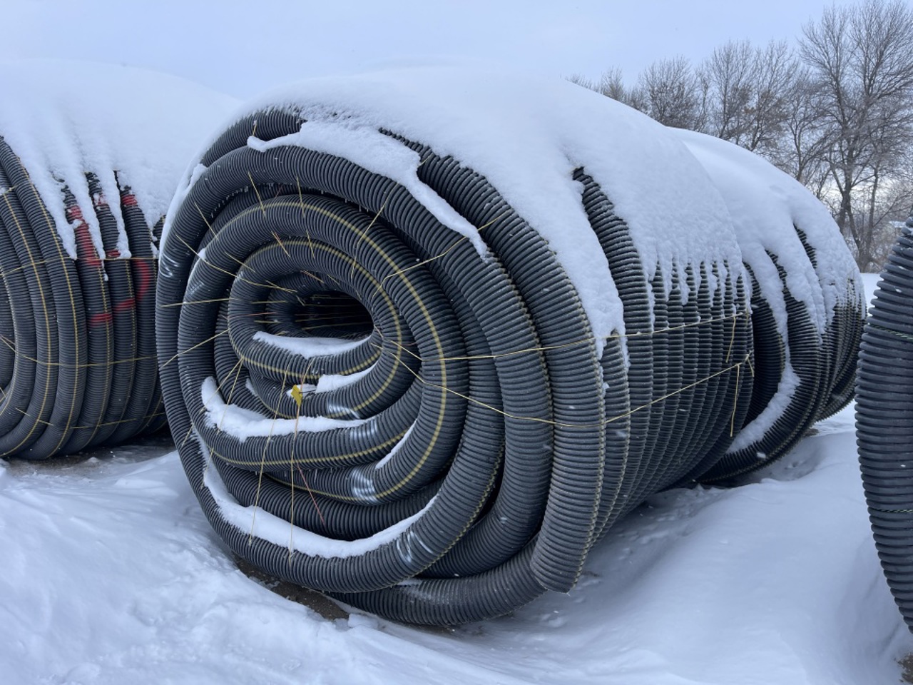 Steffes Group | (2) 6'' drain tile spools