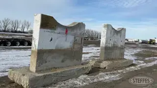 Steffes Group | Concrete saddles