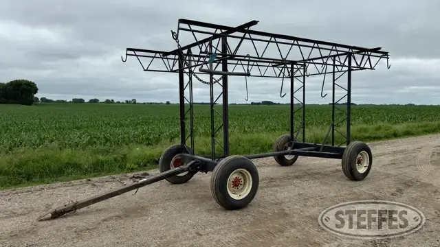 Steffes Group | Portable meat hanging rack