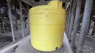 Steffes Group | 2,500 Gal. Poly Tank