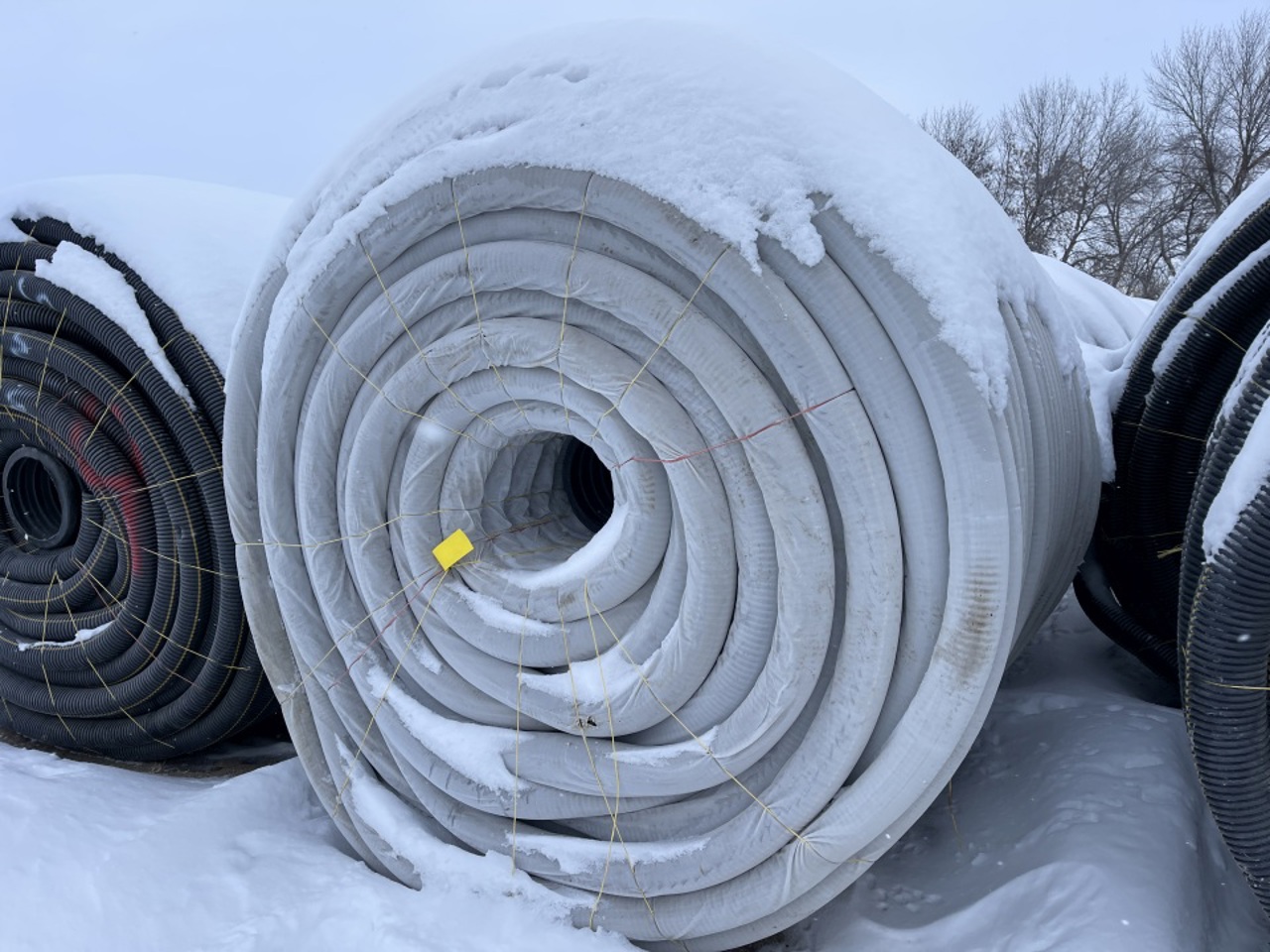 Steffes Group | (6) 4'' drain tile spools