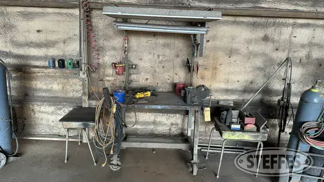 Steffes Group | Welding table w/contents