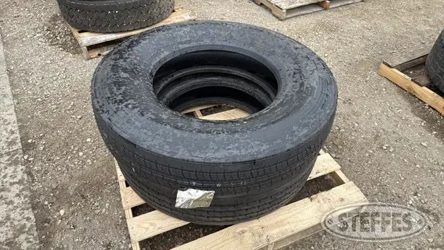Steffes Group | (2) 11R22.5 truck tires
