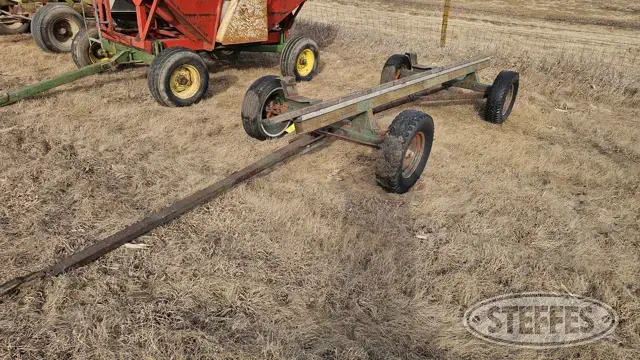 Steffes Group | Shop built 4-wheel header trailer