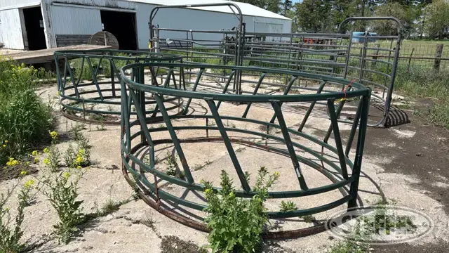 Steffes Group | (2) Steel bale rings
