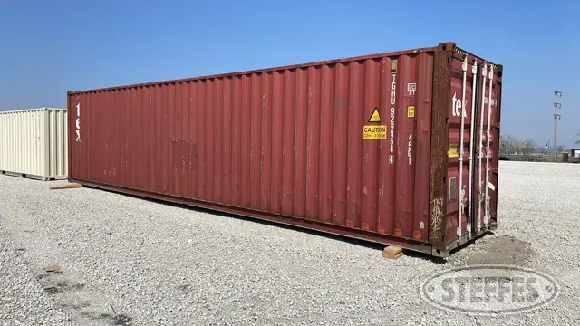 Steffes Group | Conex storage container
