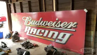 Steffes Group | Budweiser Racing Sign