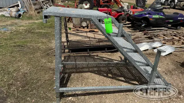 Steffes Group | Galvanized steel steps