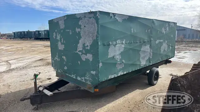 Steffes Group | Single axle enclosed trailer