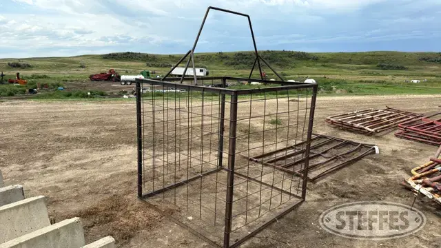 Steffes Group | Steel calf catch pen