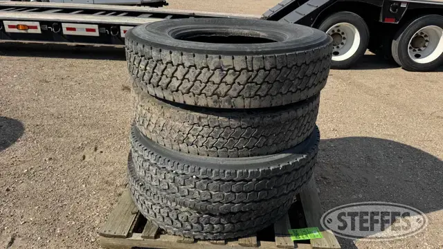Steffes Group | (4) 11R22.5 truck tires