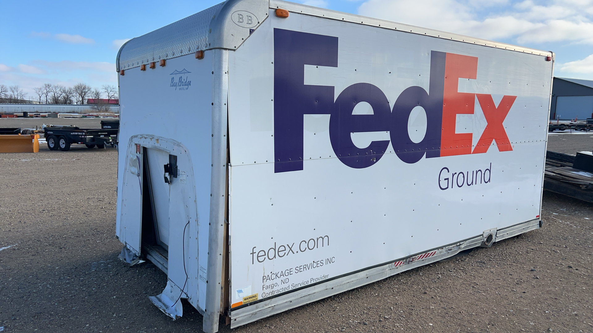 Steffes Group | Bay Bridge cargo van body