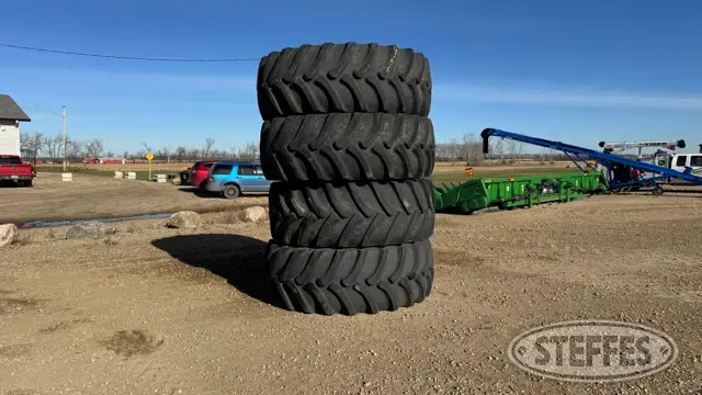 Steffes Group | (4) Goodyear Optitorque 710/65R46 floater tires